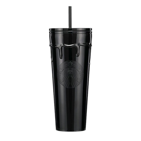 Starbucks | Accessories | Newhalloween 224 Black Slime Drip Starbucks ...